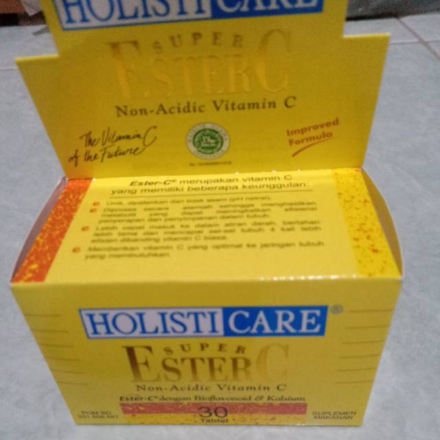Jual Super Ester C Holisticare isi 30 tablet - untuk daya tahan tubuh ...
