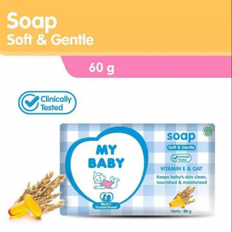 Jual My Baby Soap Soft & Gentle 60gr | Shopee Indonesia