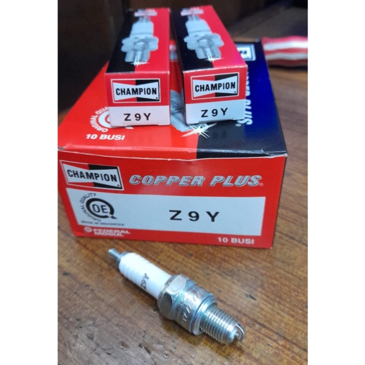 Jual Busi Champion Z9Y 100% Original/Grand/Supra Fit New/Mio/Vega/Spin/Smash/Jupiter Z/Revo Lama ...