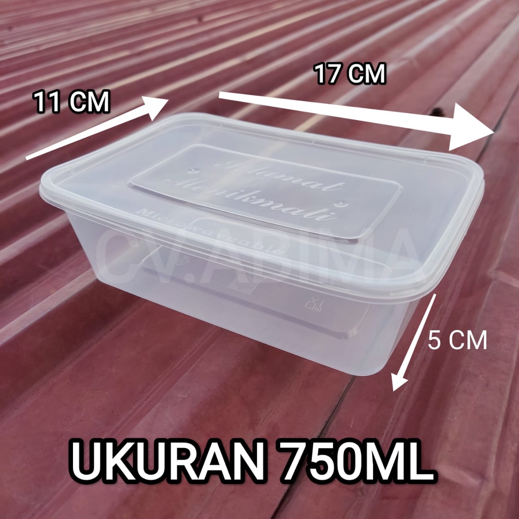 Jual thinwall kotak makanan plastik tahan freezer dan microwave ukuran ...