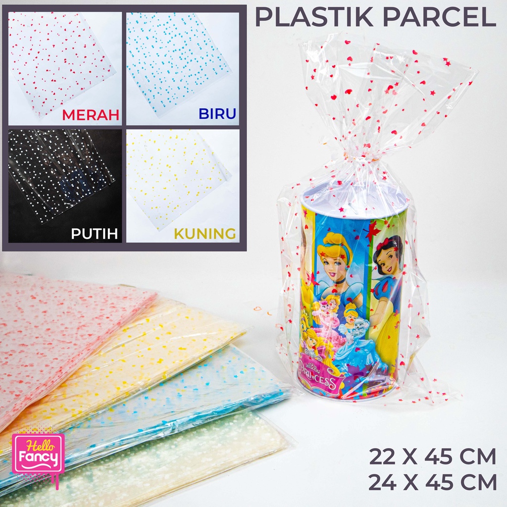 Jual Plastik Parcel Motif 22 x 45 cm 1 pak isi 10 / Plastik Bingkisan ...