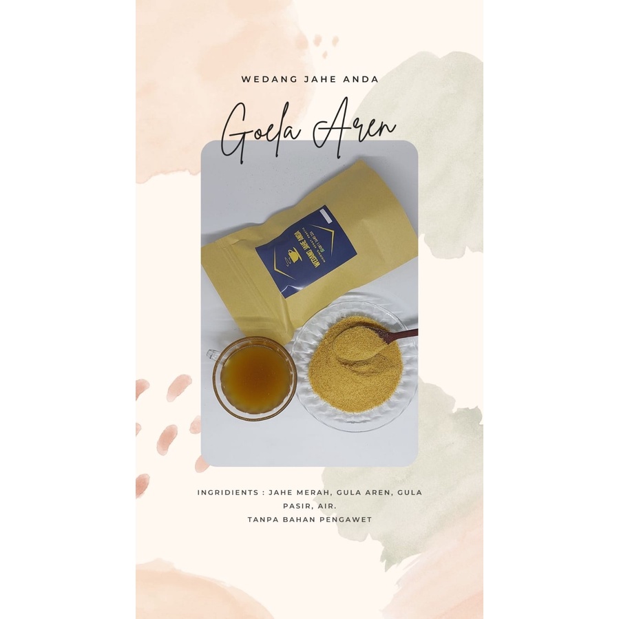 Jual Wedang Jahe ANDA Goela Aren 250gr | Shopee Indonesia
