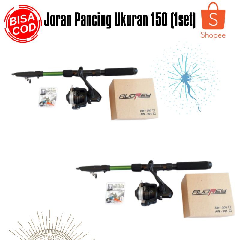 Jual Pancing Set Murah | Joran Pancing Ukuran 150 (1 Set) | Shopee ...