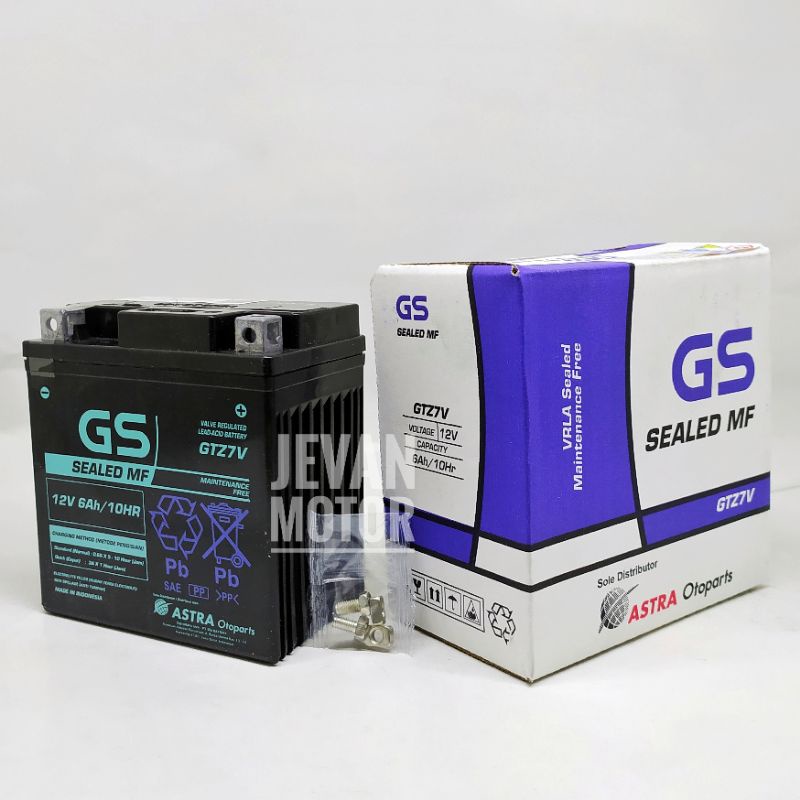 Jual [JEVAN MOTOR] GS Battery MF-GTZ-7V / Aki GTZ-7V / Aki Kering GTZ ...