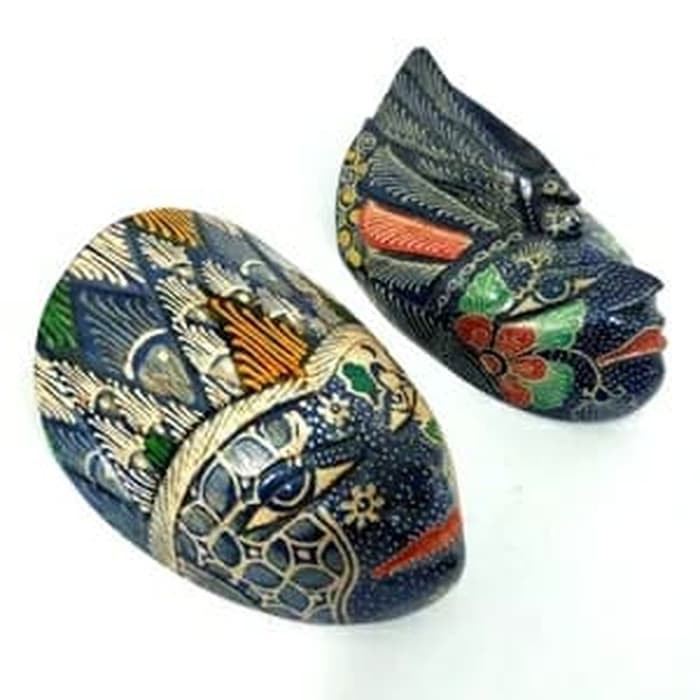 Jual Pajangan Hiasan Rumah Topeng Kayu Klasik Wajah Wayang Rama Shinta ...