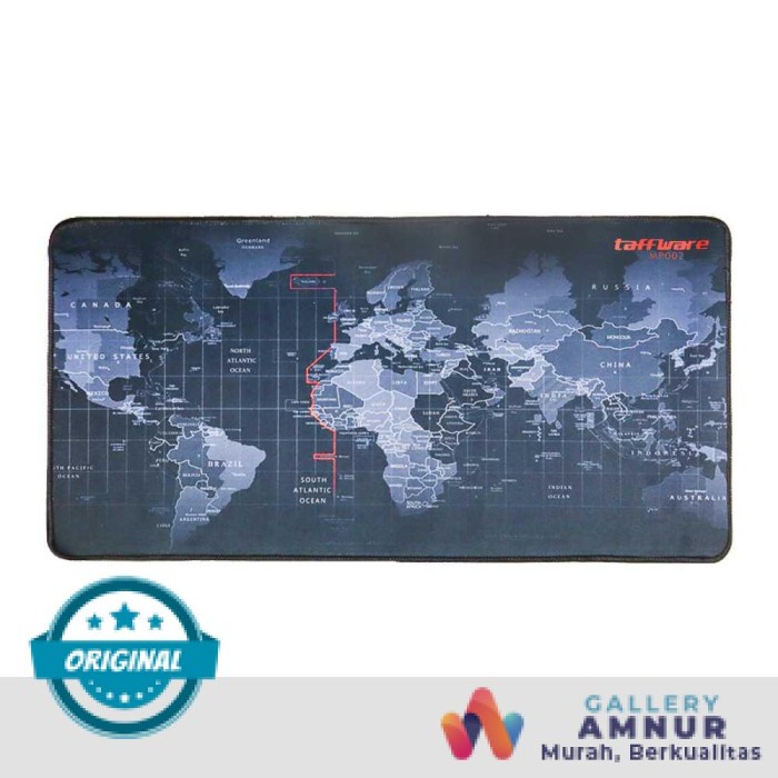 Jual ALAS MOUSE BESAR MOUSE PAD GAMING XL DESK MAT MOTIF PETA DUNIA ...