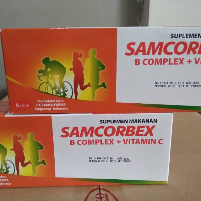 Jual Samcorbex (B COMPLEX + VITAMIN C) | Shopee Indonesia