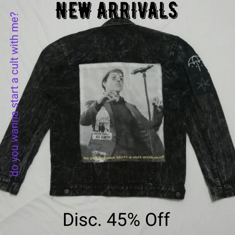 Jual NEW ARRIVALS JAKET DENIM BACKPATCH OLIVER SYKES BMTH | Shopee ...