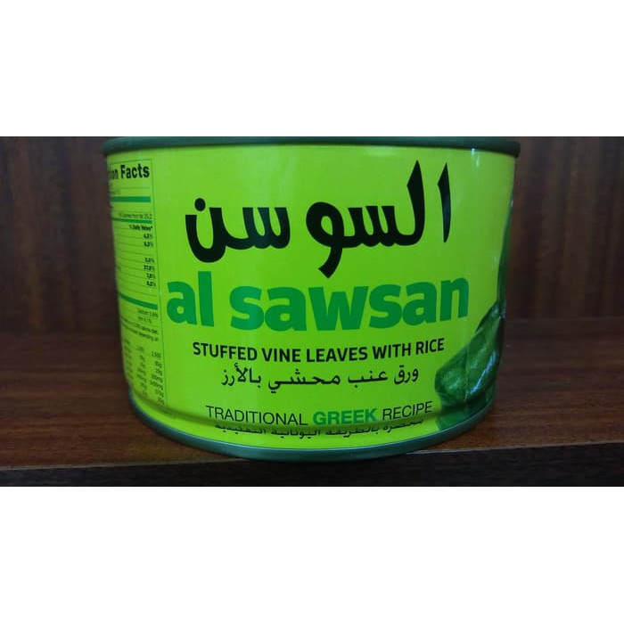 Jual Al sawsan Stuffed vine Leaves with rice Mahshy | Shopee Indonesia