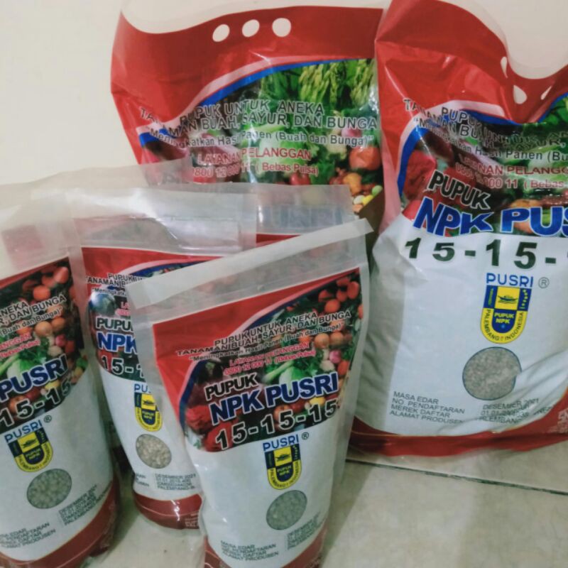 Jual Pupuk NPK 15 15 15 PUSRI/1kg | Shopee Indonesia