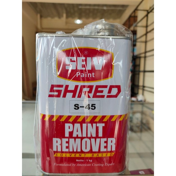 Jual SEIV Paint Remover SHRED Perontok Cat Kaleng besar 1 kg | Shopee ...