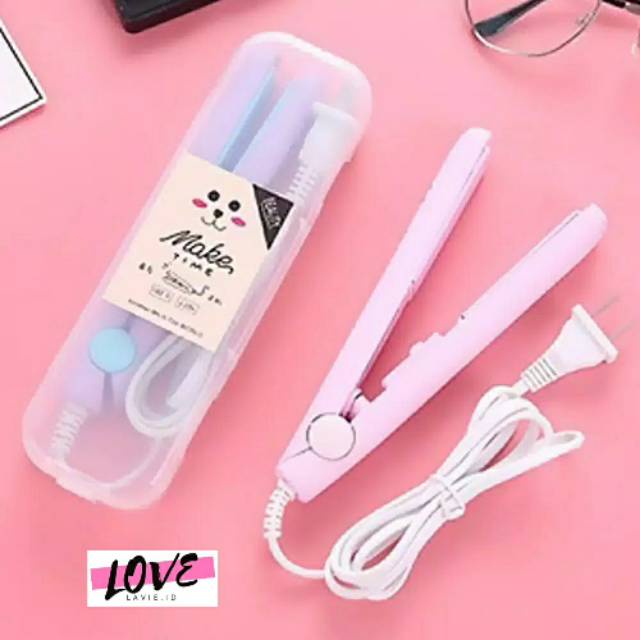 Jual Catokan Rambut Mini 2in1 Bisa Lurus Dan Keriting Portable Premium ...