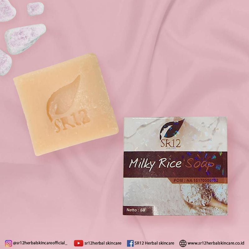 Jual MILKY RICE SOAP SR12 - SABUN BERAS SUSU UNTUK KULIT TAMPAK LEBIH ...