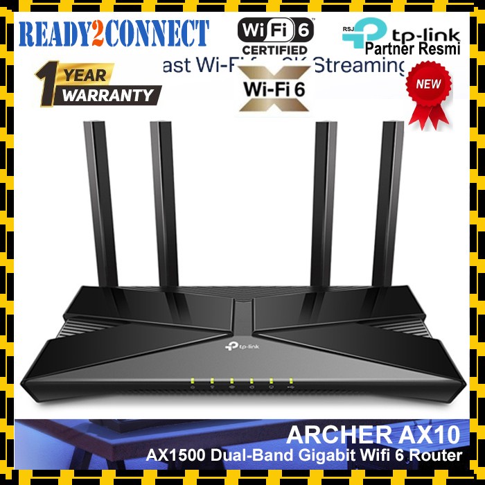 Jual ((BISA COD)) TP LINK Archer AX10 AX1500 Wi-Fi 6 Router | Shopee ...