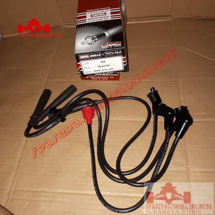 Jual Kabel Busi Coil Set Daihatsu Hijet 1.0 S75 Charade G10 G11 SEIWA ...