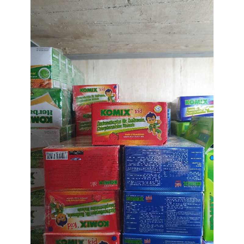 Jual Komix kids Syrup Sachet 1 dus ( isi 10 sachet ) | Shopee Indonesia