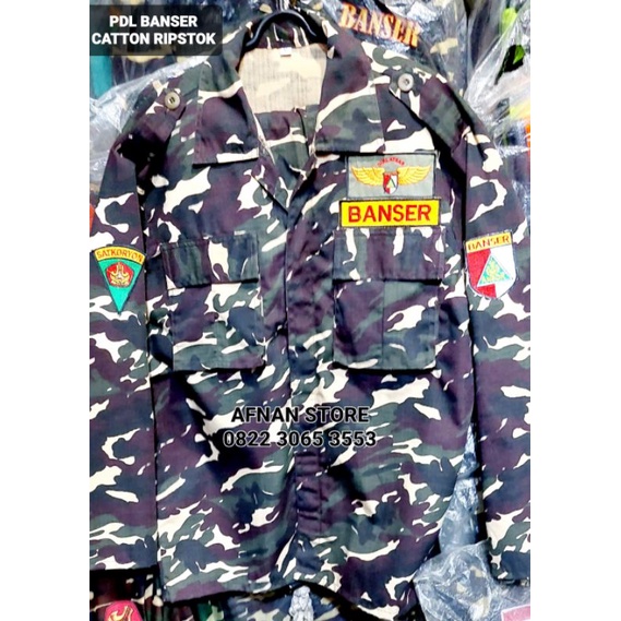 Jual Seragam Banser Fullset PDL REPSTOK/ KATUN TWILL + SEPATU PDL ...