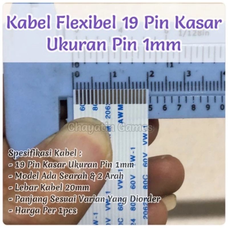 Jual Kabel Flexibel 19 Pin Ukuran Pin 1mm | Shopee Indonesia