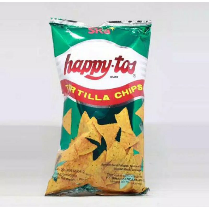 Jual Happy Tos Tortilla Chips Hijau 160 gr | Shopee Indonesia