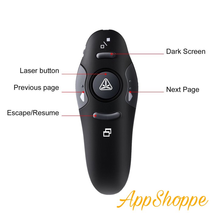 Jual Laser Pointer 2.4Ghz Wireless Presenter Cursor Control | Shopee ...