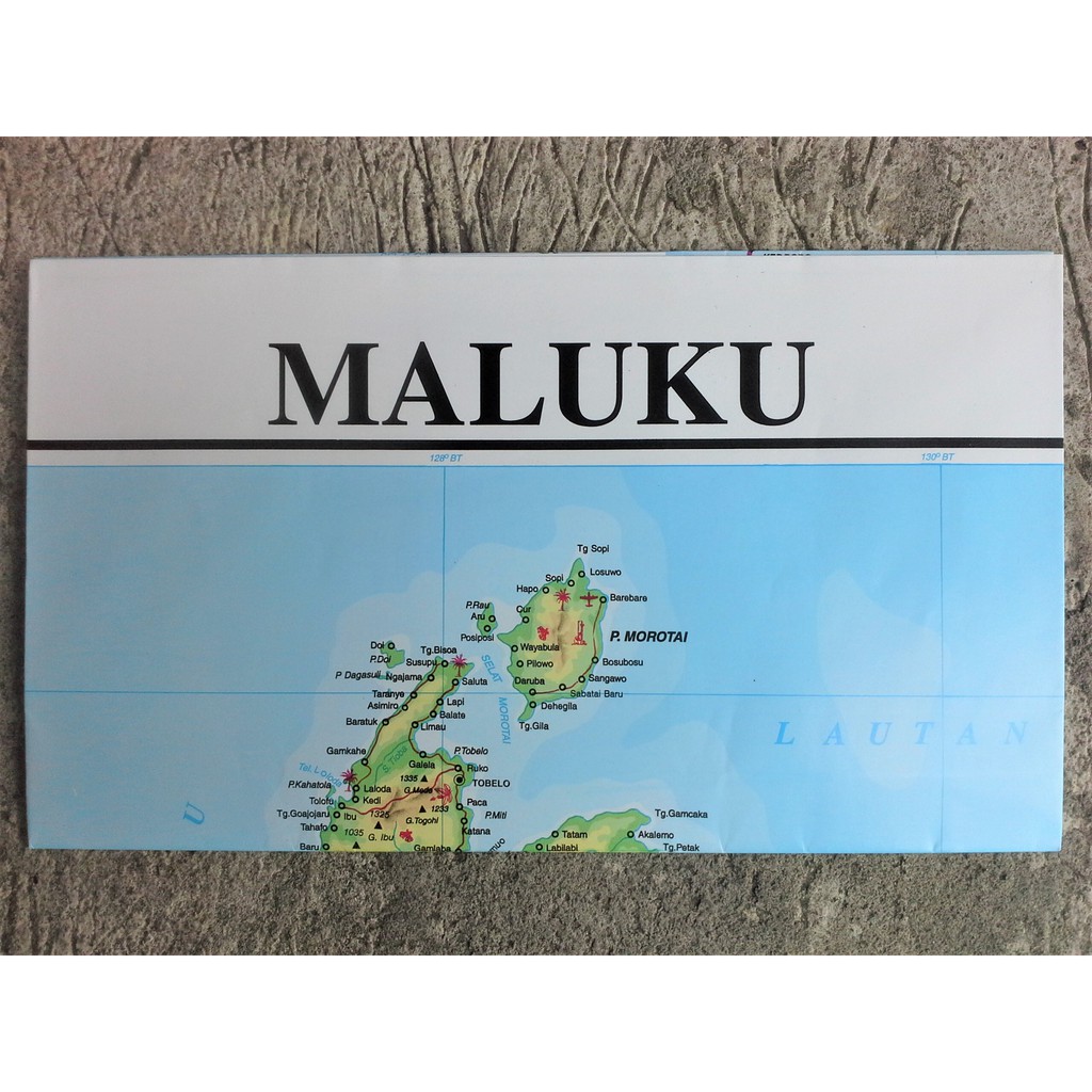 Jual Peta Provinsi Maluku Lipat | Shopee Indonesia