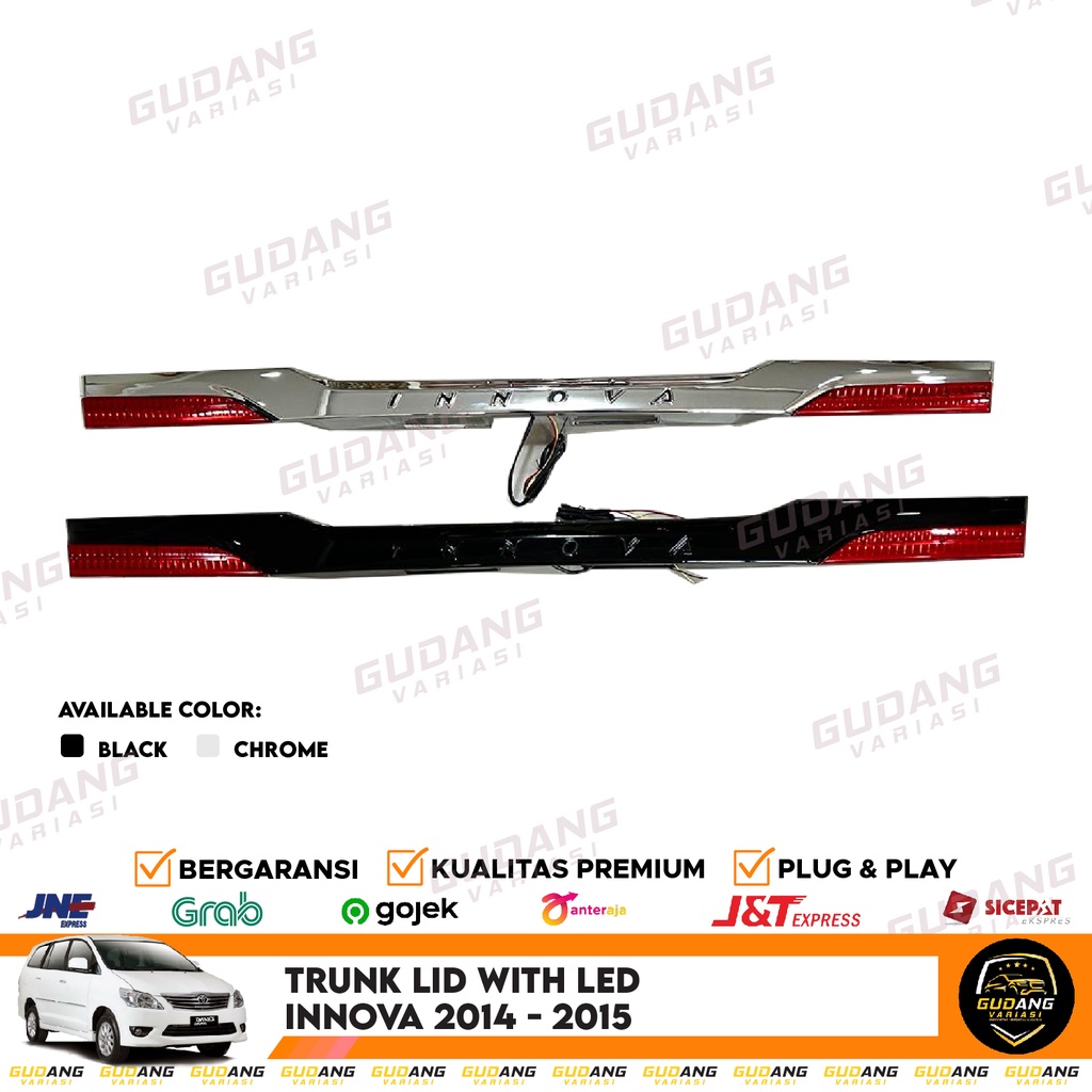 Jual Trunk Lid Innova 2014-2015 With LED | Shopee Indonesia