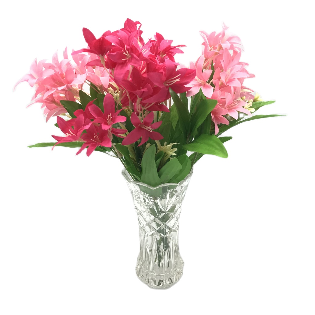 Jual Bunga Lily Kain Artificial 35 cm 4 Tangkai/ Bunga Palsu | Shopee ...