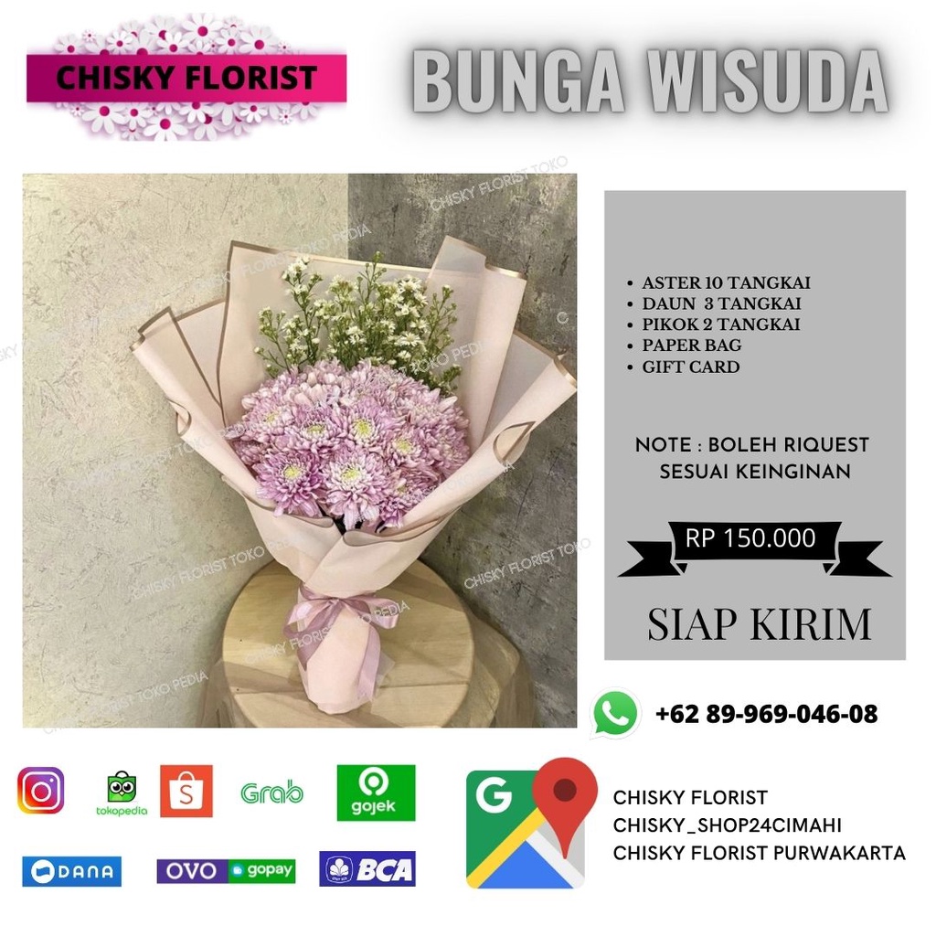 Jual HAND BUKET BUNGA WISUDA ASLI | Shopee Indonesia