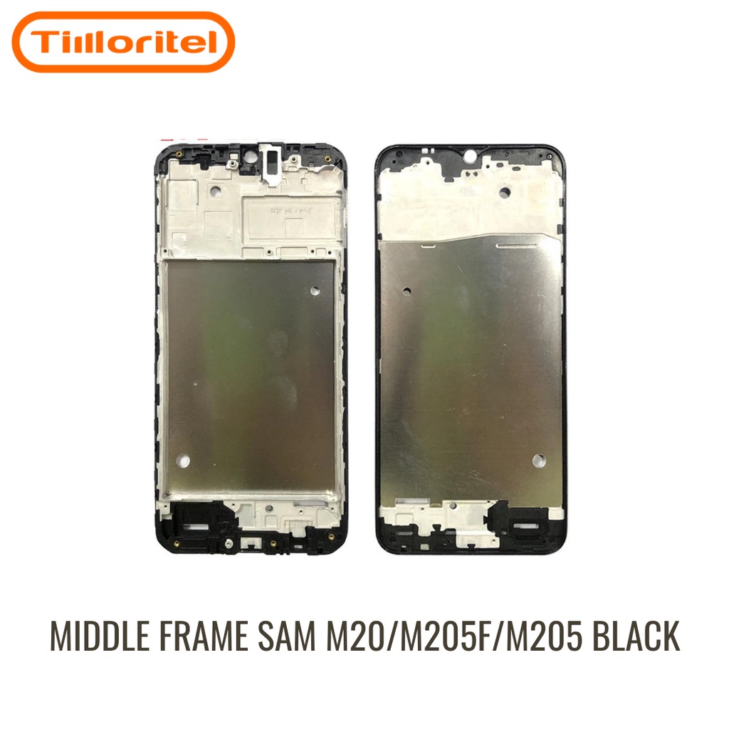 Jual TULANG TENGAH / MIDDLE FRAME SAM M20/M205F/M205 BLACK. | Shopee ...