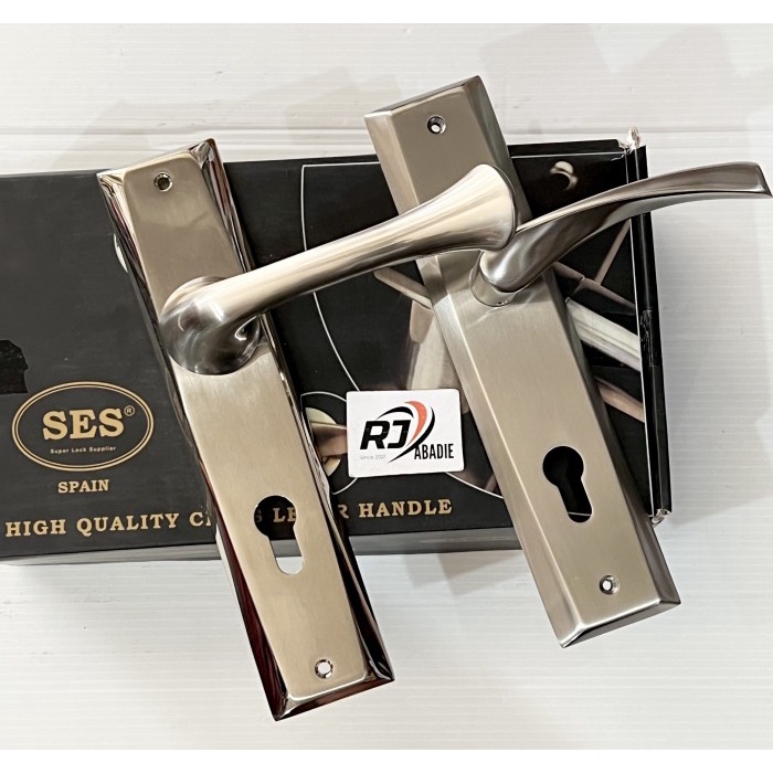 Jual Handle Gagang Kunci Pintu Besar Stainless SUS304 Tebal Tanpa Body ...