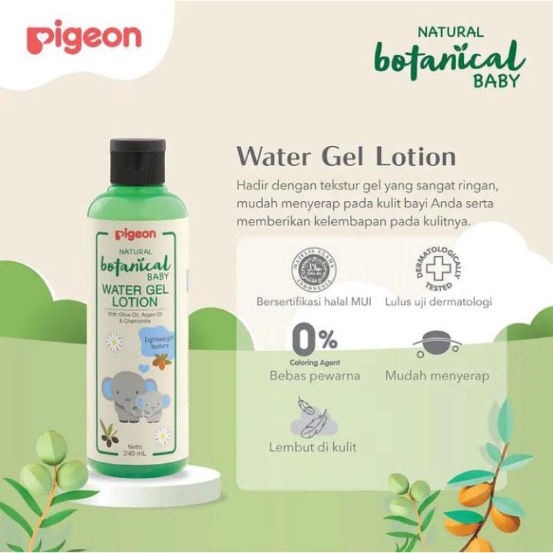 Jual Pigeon botanical water gel lotion 240ml | Shopee Indonesia