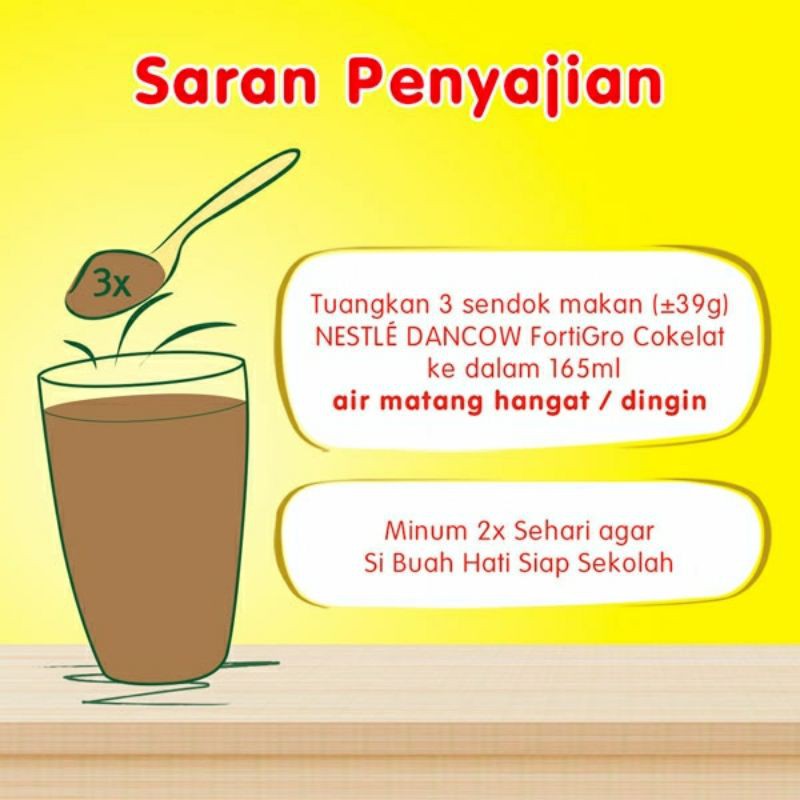 Jual Nestle Dancow Fortigo Instan Coklat Box 800gr Susu Bubuk Anak ...