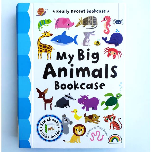 Jual My Big Animals Bookcase (includes 6 board books) | Shopee Indonesia