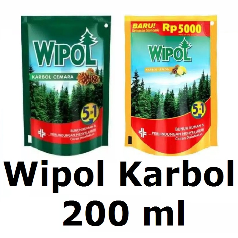 Jual Wipol Karbol 190 ml All Varian #UNI | Shopee Indonesia