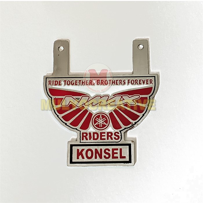 Jual Emblem Motor Emblem Plat Komunitas NMAX Motor Bahan Stainles ...