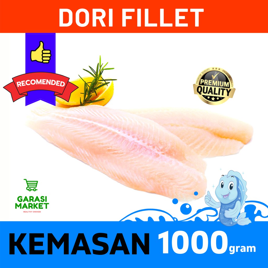 Jual Daging Fillet Ikan Dori / Dory Filet / Dorry Boneless Fish n Chips ...