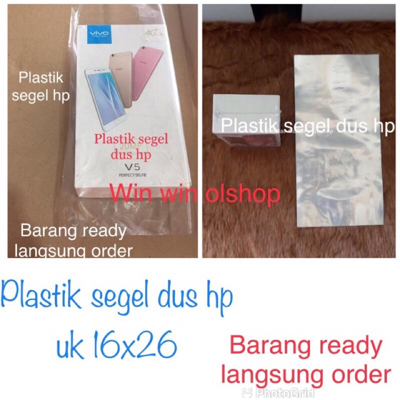 Jual plastik segel hp/segel plastik dus hp plastik wrap shrink eceran ...