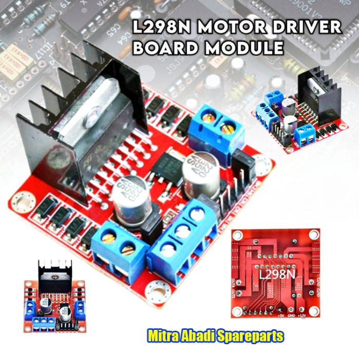 Jual Produk Terbaru L298N Motor Driver Board Module Untuk Stepper Motor ...