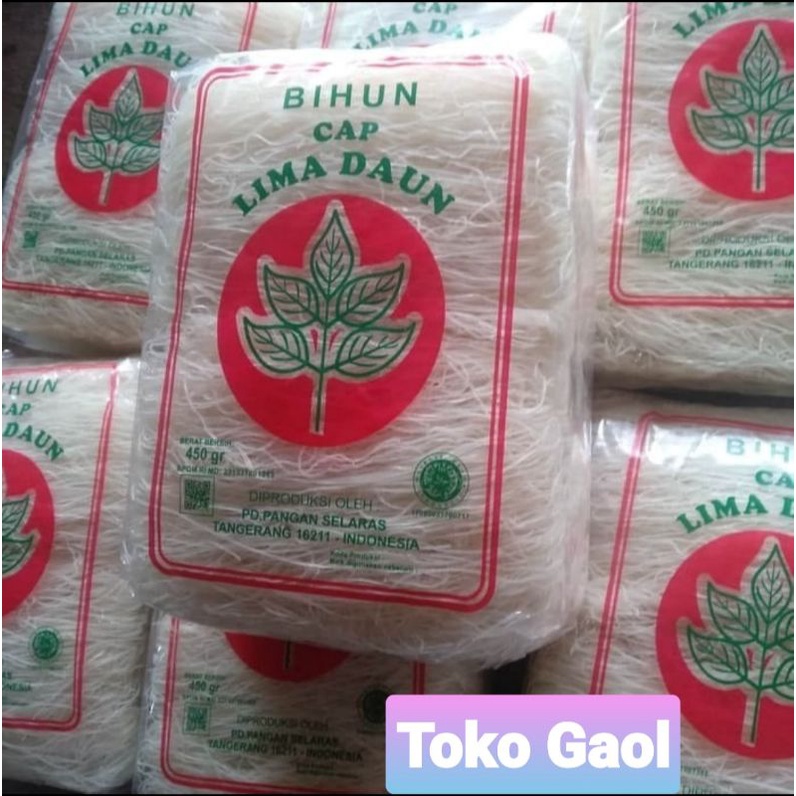 Jual Bihun Cap Lima Daun 450 Gram | Shopee Indonesia
