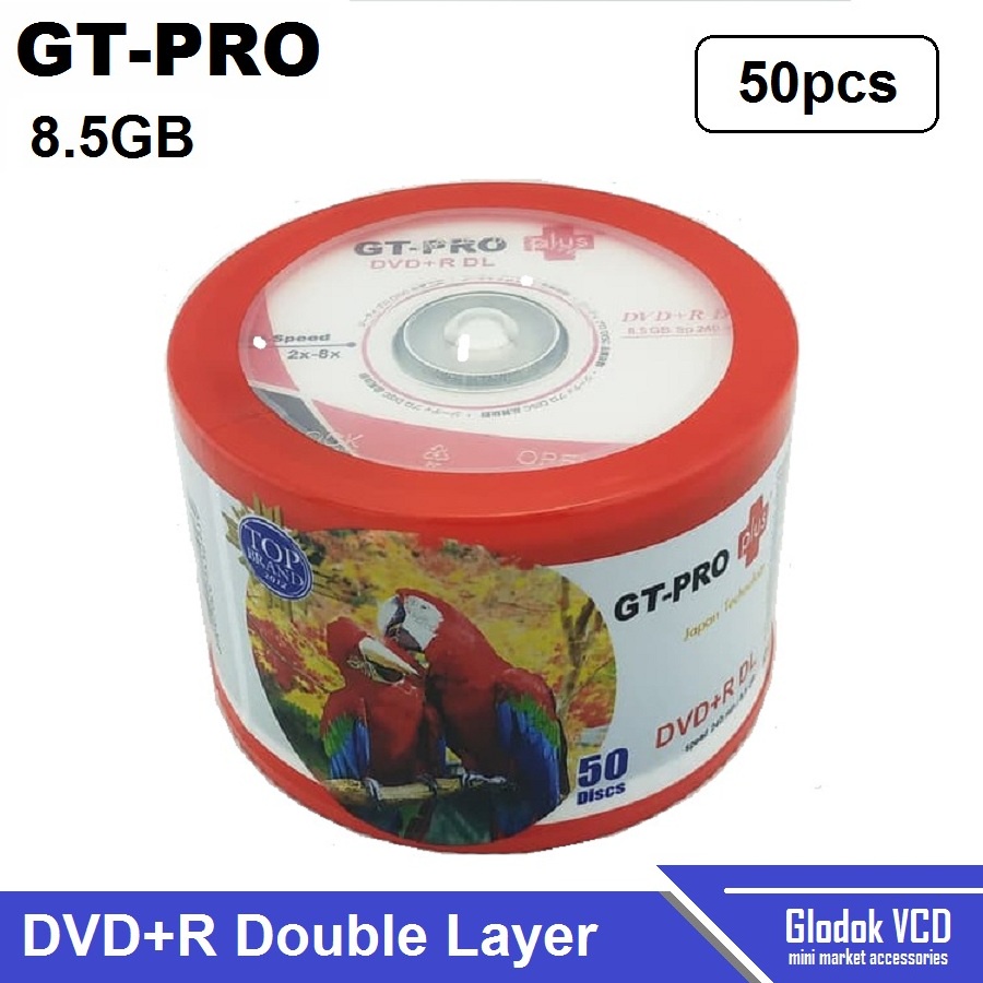 Jual GT-Pro DVD+R DL 8x Double Layer DVD Kosong Disc Blank isi 50pcs | Shopee Indonesia