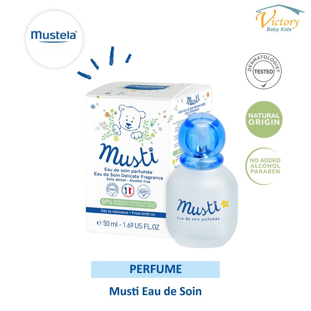 Jual Mustela Musti Eau De Soin Delicate Fragrance 50 ml | Shopee Indonesia