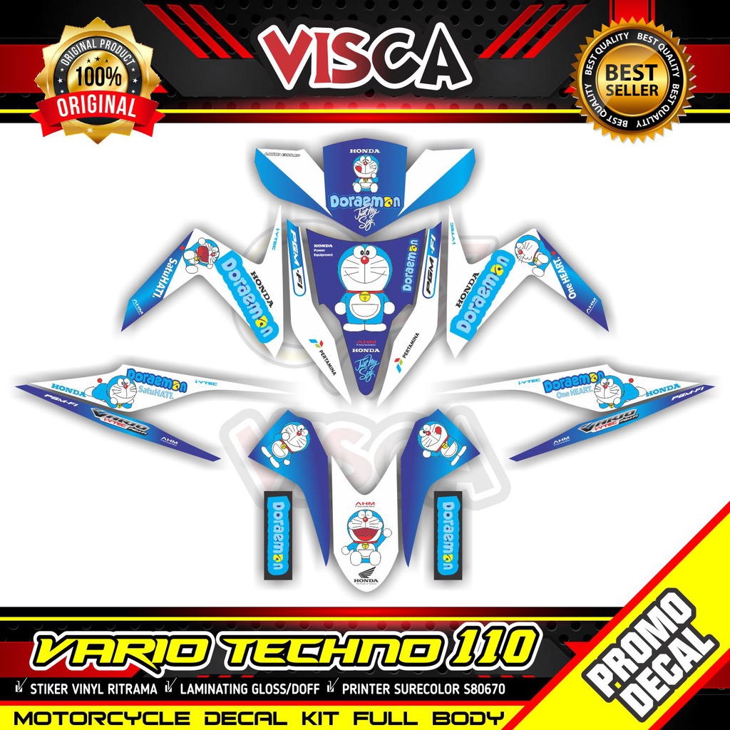 Jual Decal Vario 110 Techno Full Body Stiker Vario 110 Techno Full Body ...
