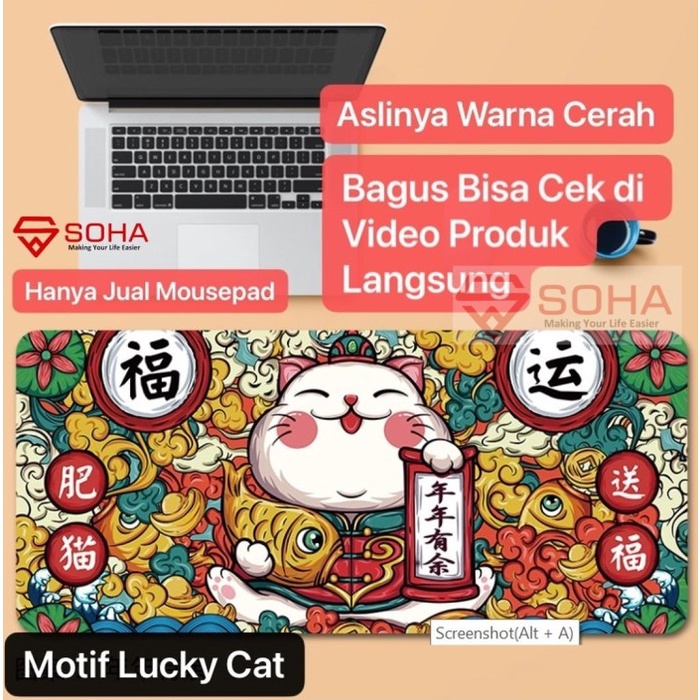 Jual AK-02 Tatakan Mouse pad Gaming Deskmat Deskpad Design Bagus dan ...