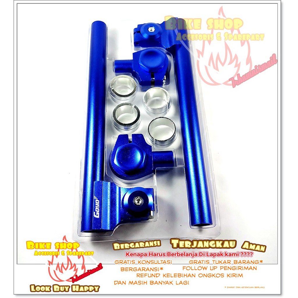 Jual Stang Jepit Motor Universal Full CNC Mini GP Variasi Stang ...