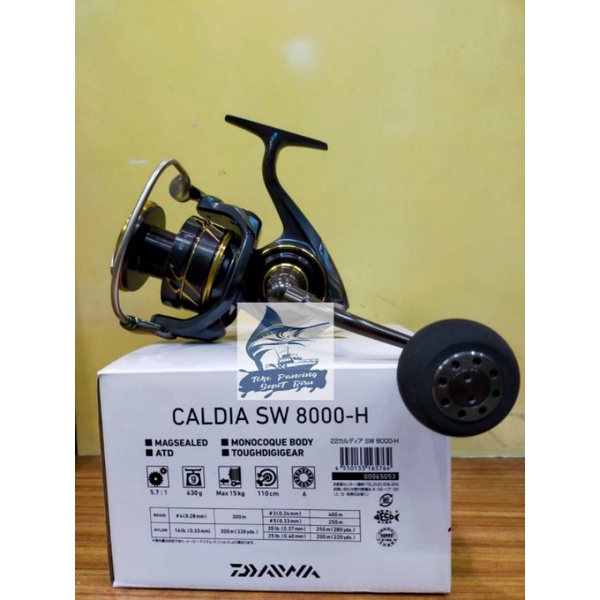 Jual REEL DAIWA CALDIA SW 8000H NEW 2022 SALTWATER | Shopee Indonesia