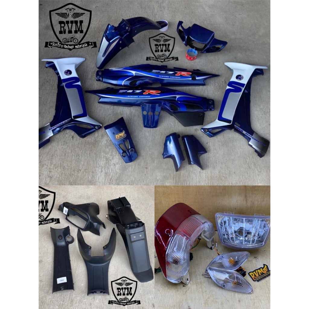 Jual paket body yamaha fiz r caltex biru paket hemat bodi halus body ...