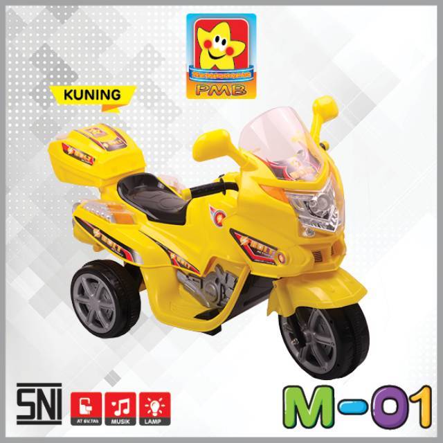 Jual Mobil Motor Aki Mainan Anak PMB M-01 | Shopee Indonesia