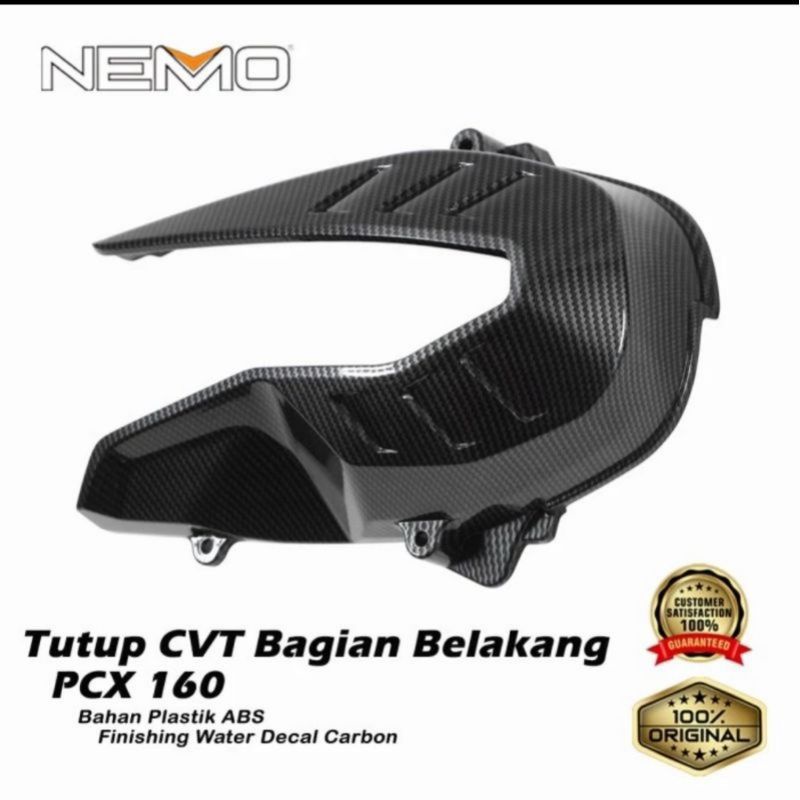 Jual Cover CVT Honda PCX 160 Carbon Nemo Original | Shopee Indonesia