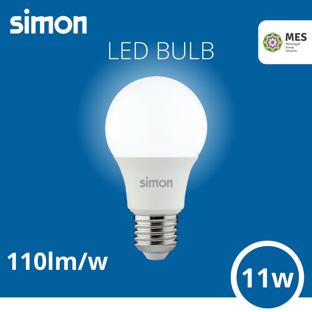 Jual SIMON LAMPU BOHLAM LED BULB 11W 6500K | Shopee Indonesia