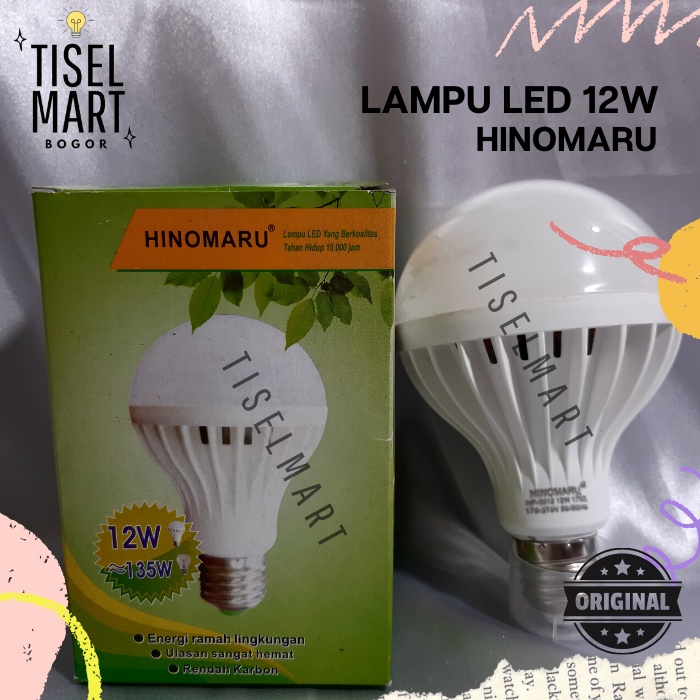 Jual Lampu - Lamp LED HINOMARU 12W Murah | Shopee Indonesia